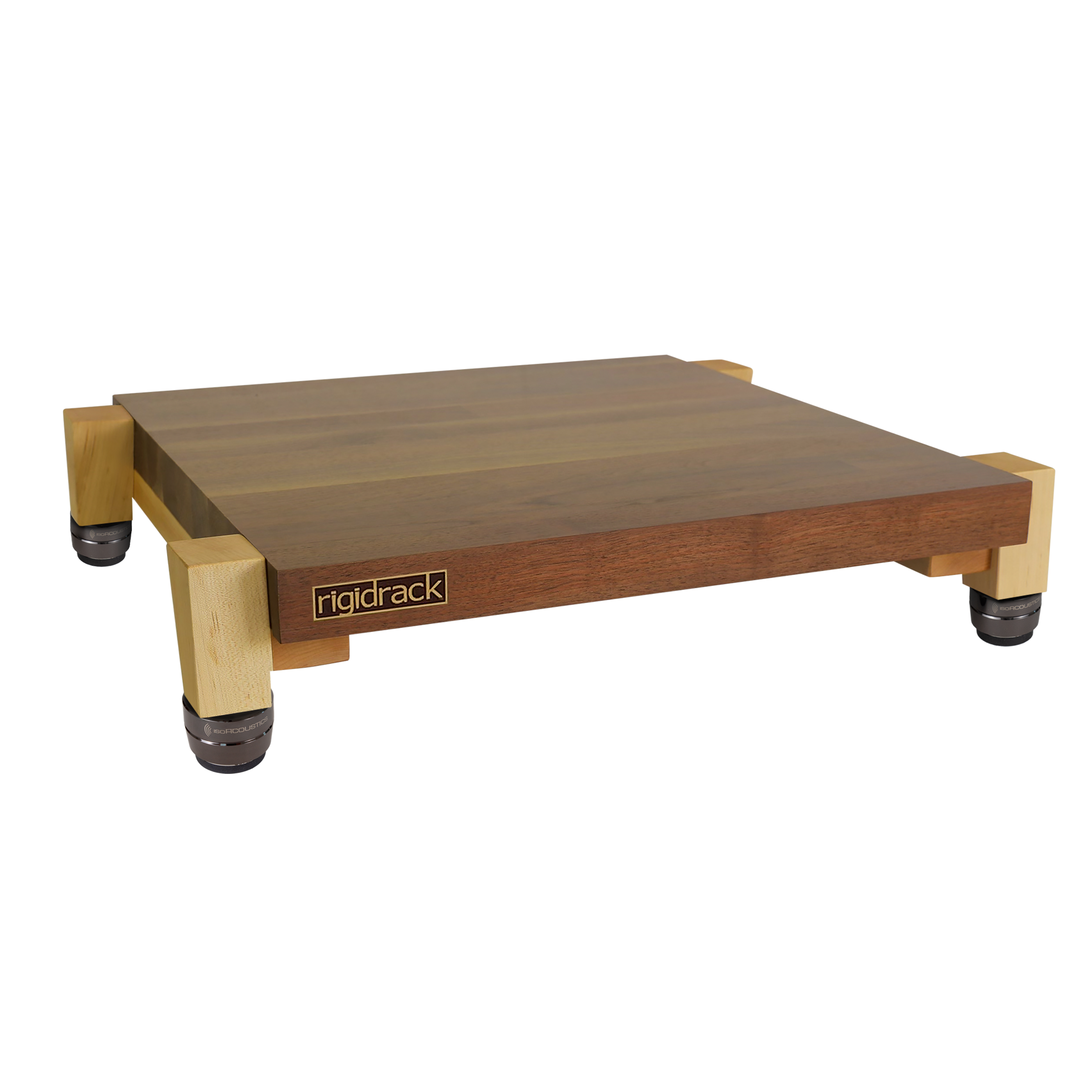 rigidstand - 1½" Thick Solid Walnut Platforms - 1½" Thick Maple Legs ...