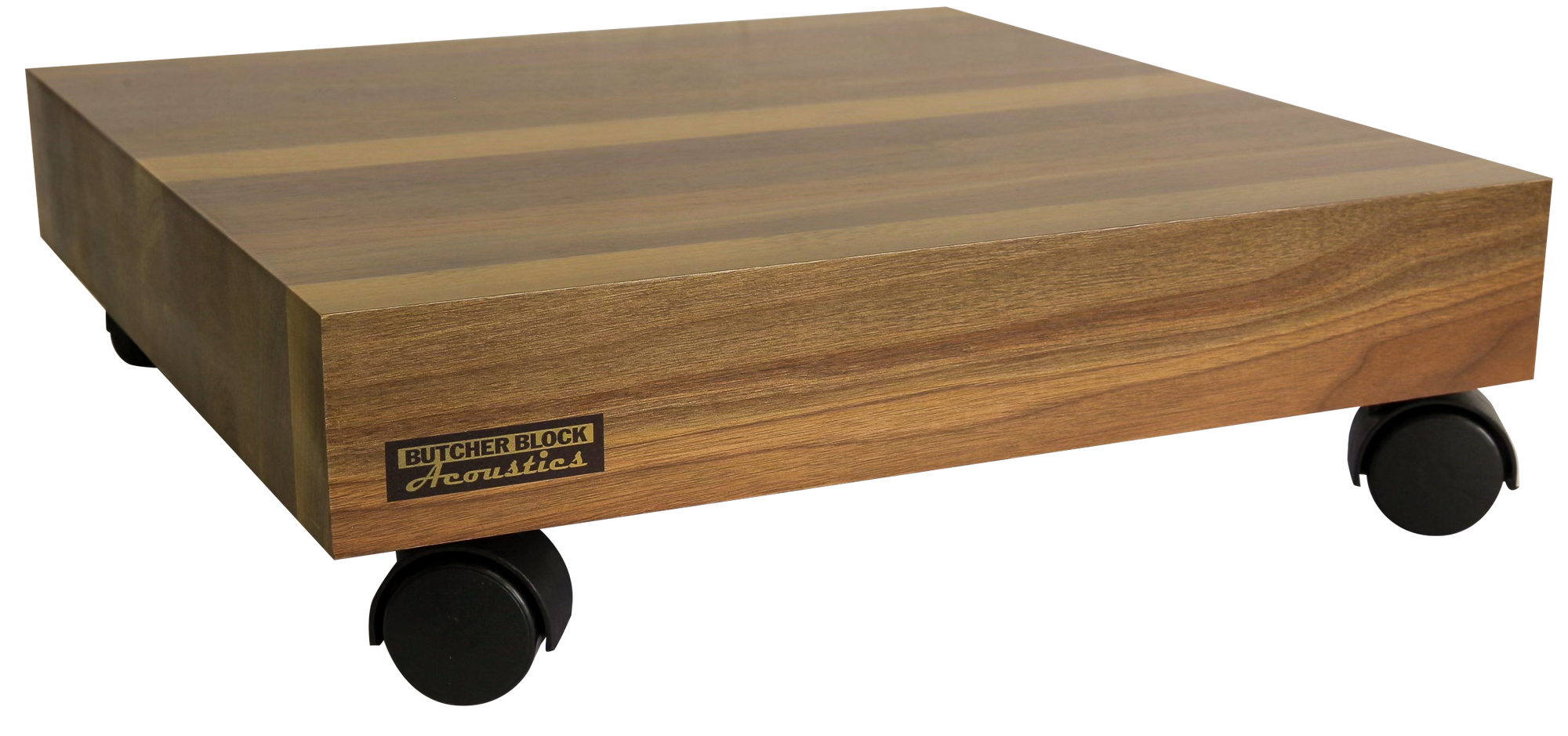 Mobile Amp Stands - Solid Walnut Platforms w/ 2" Swivel Stem Casters ...