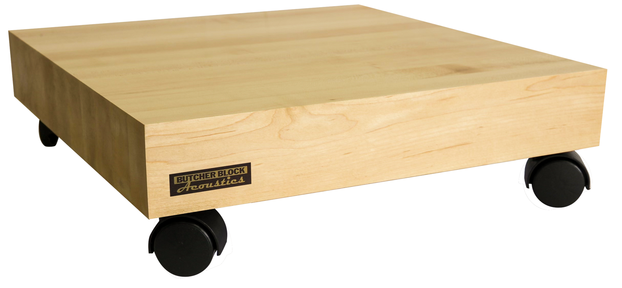 Mobile Amp Stands - Butcher Block Acoustics